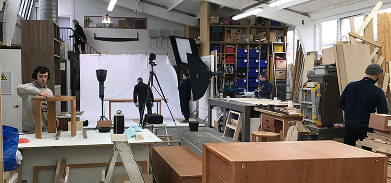 Workshop photo shoot. - John Weaver Ltd.